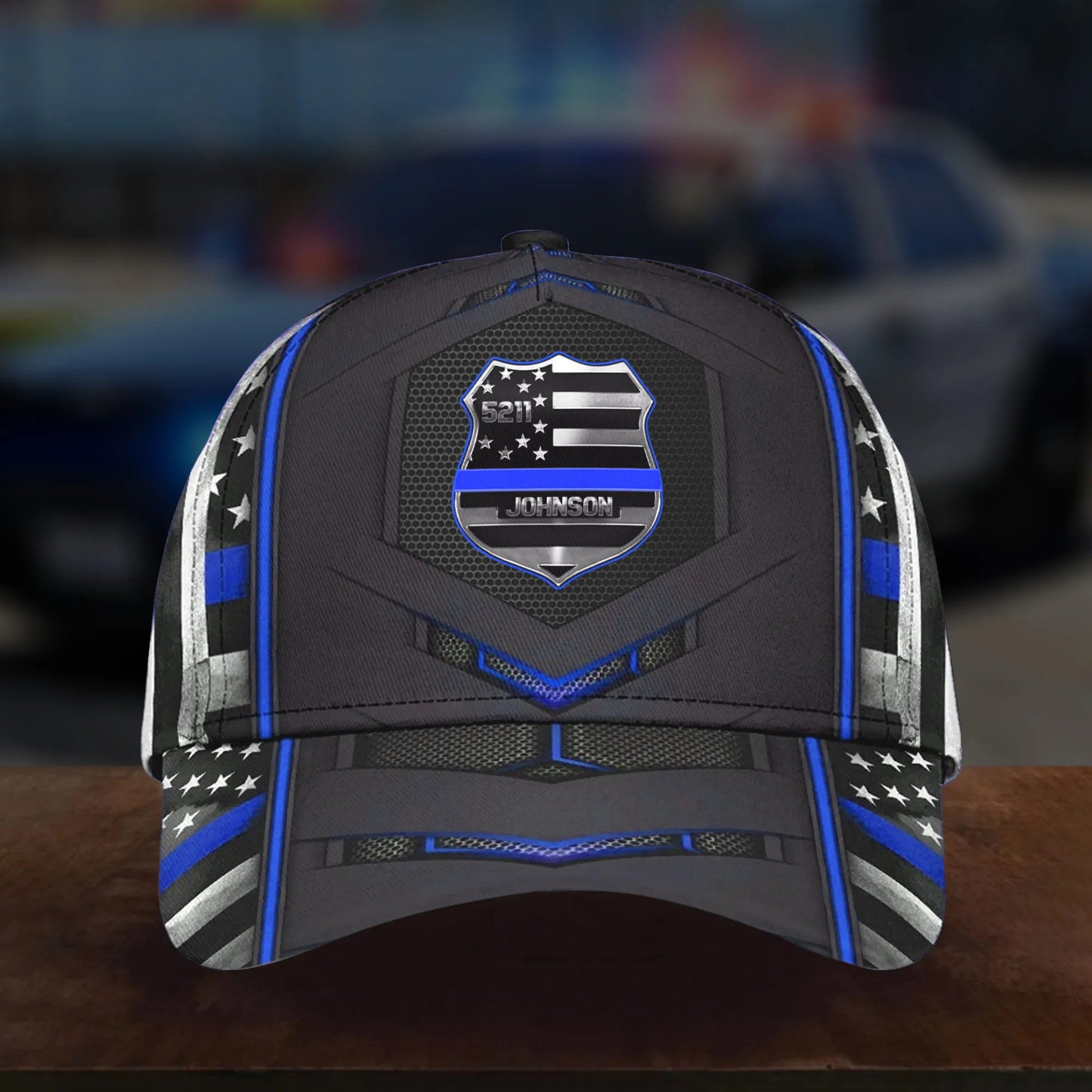 Custom Police Badge Cap, Police Badge Custom Name and Number Police Ha ...