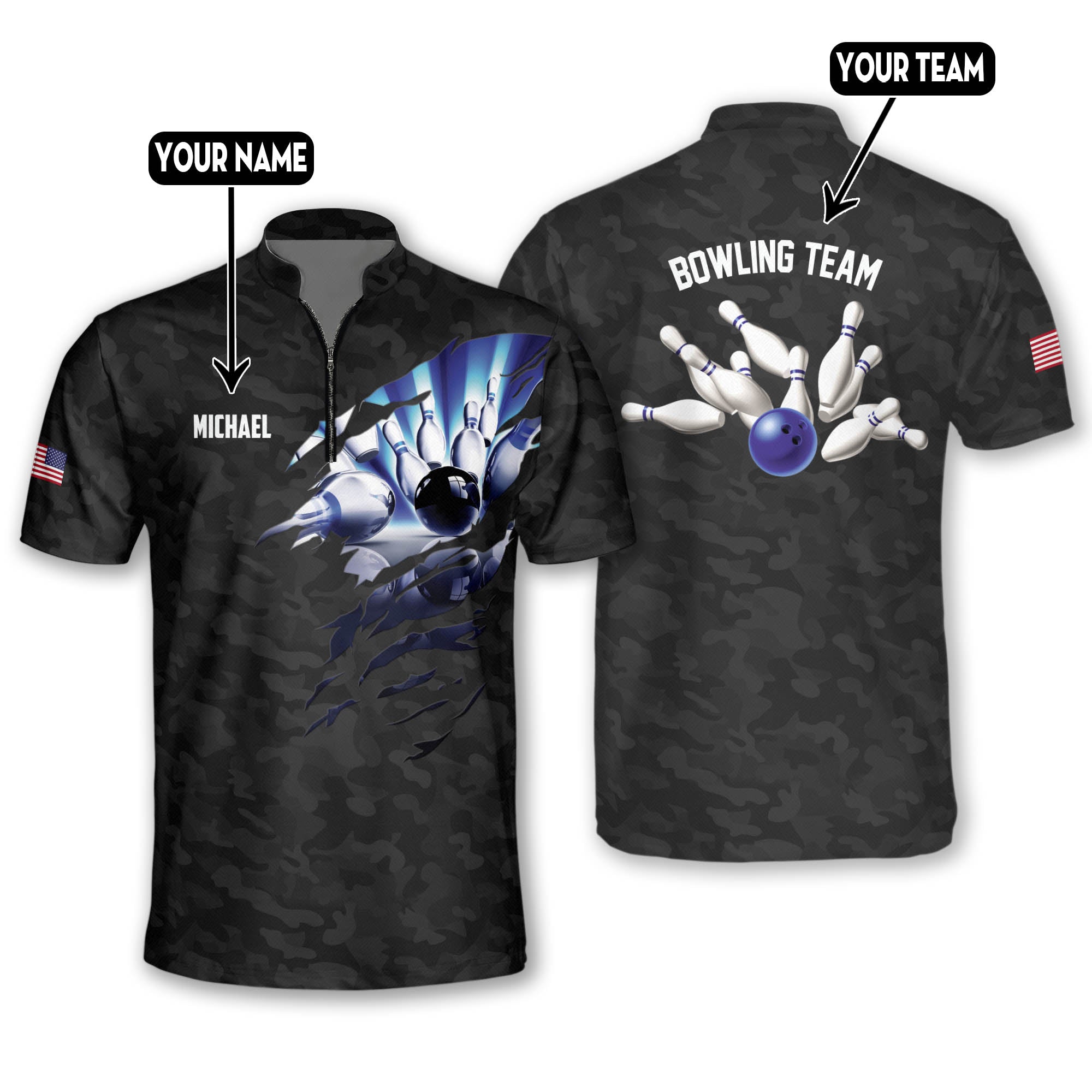 Custom Bowling Jersey For Men And Women - Personalized Bowling Jersey ...