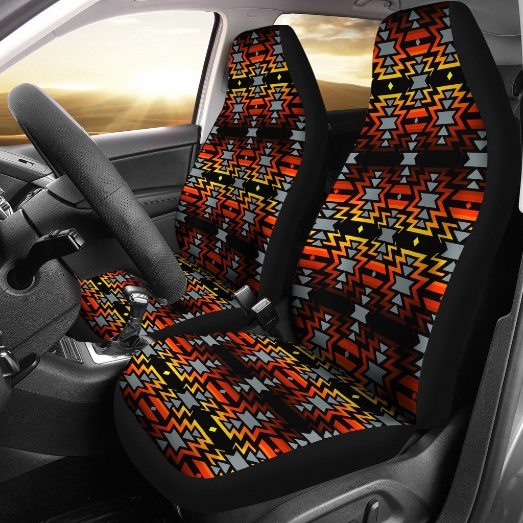 Orange Aztec Native American Universal Fit Car Seat Covers SO0325 – Lasfour