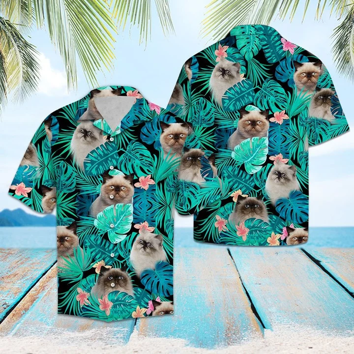 Tropical Himalayan Palm Tree Leaves Summer Vacation Aloha Hawaiian Shi ...